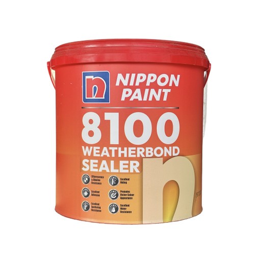 Jual WEATHERBOND SEALER 8100 CAT DASAR EXTERIOR NIPPON PAINT 2.5LTR(GALON) | Shopee Indonesia