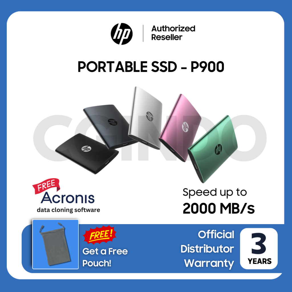 Jual HP SSD P900 SSD External 512GB/ 1TB/ 2TB Eksternal Portable SSD ...