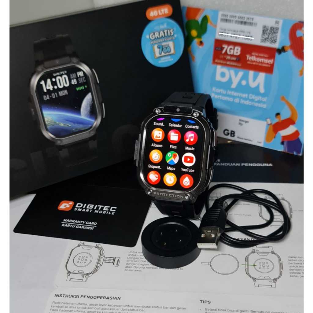 Jual JAM TANGAN DIGITEC SMART MOBILE / SMARTWATCH PAKE SIM-CARD ...