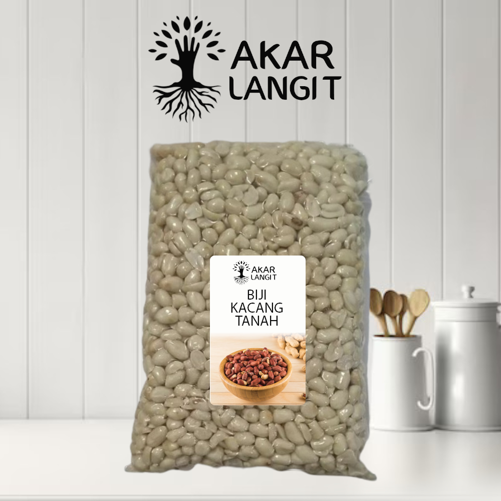 Jual Kacang Tanah Kupas 1KG Jago [Besar] - Akarlangit | Shopee Indonesia
