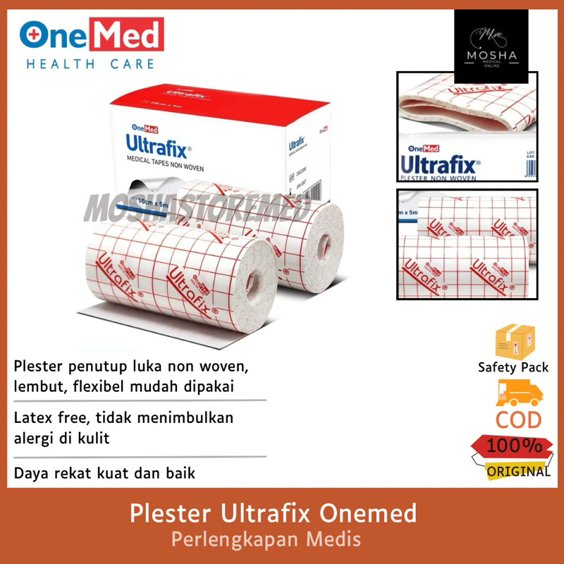Jual ONEMED-Ultrafix Plester Luka Non Woven Roll | Shopee Indonesia