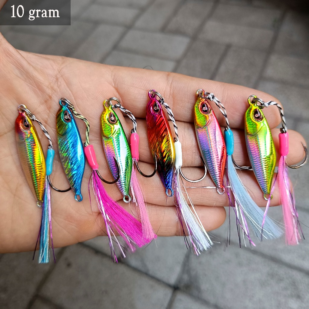 Jual Lure Micro Jig 10 gram - Umpan Pancing Jigging - Metal Jig | Shopee Indonesia