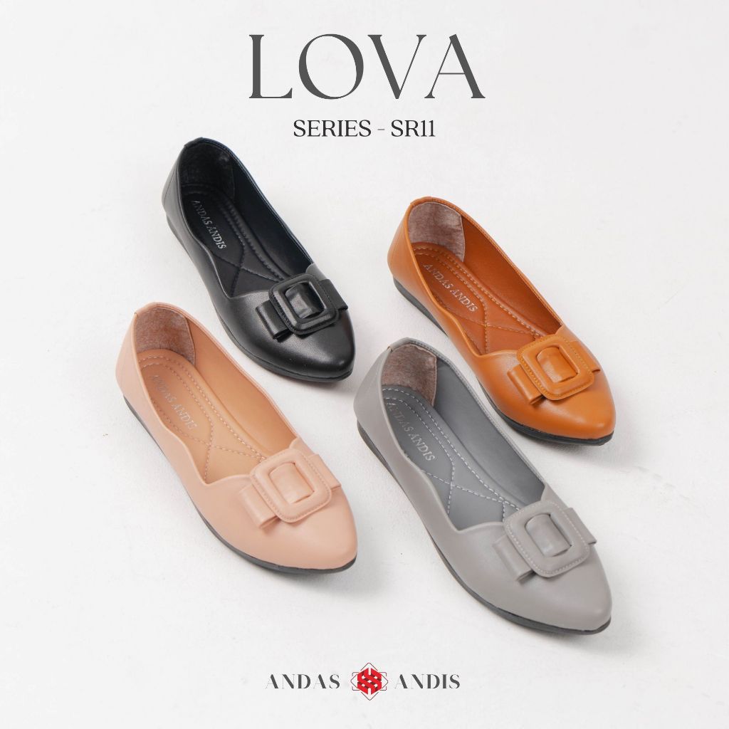 Jual Andas Andis - Sepatu Flatshoes Wanita Flat Shoes Ballerina Lova ...
