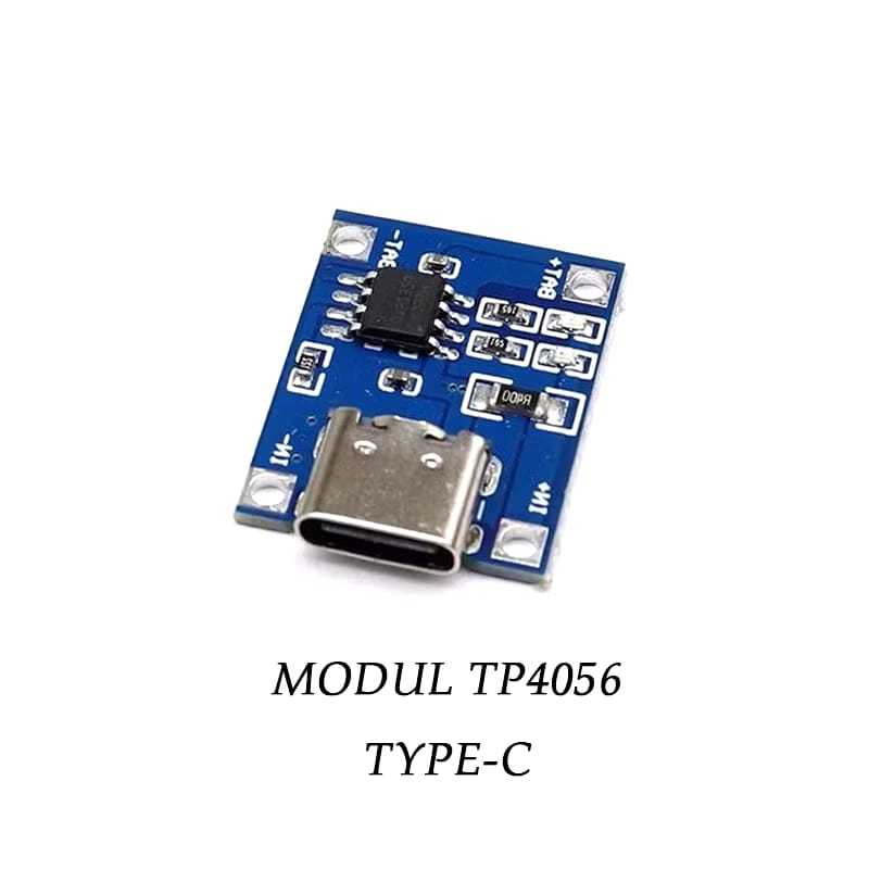 Jual Modul TP4056 Charger Lion Lipo 3,7V 18650 Type-C | Shopee Indonesia