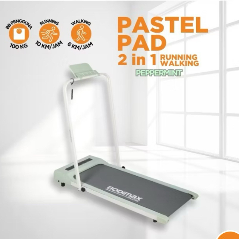 Jual Preloved treadmill bodymax warna mint / (NETTT DILARANG NEGO ...