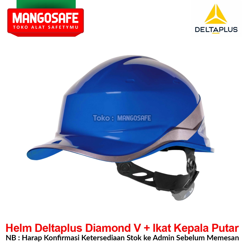 Jual Helm Proyek Deltaplus Venitex Diamond V Biru / Safety Helmet Delta ...