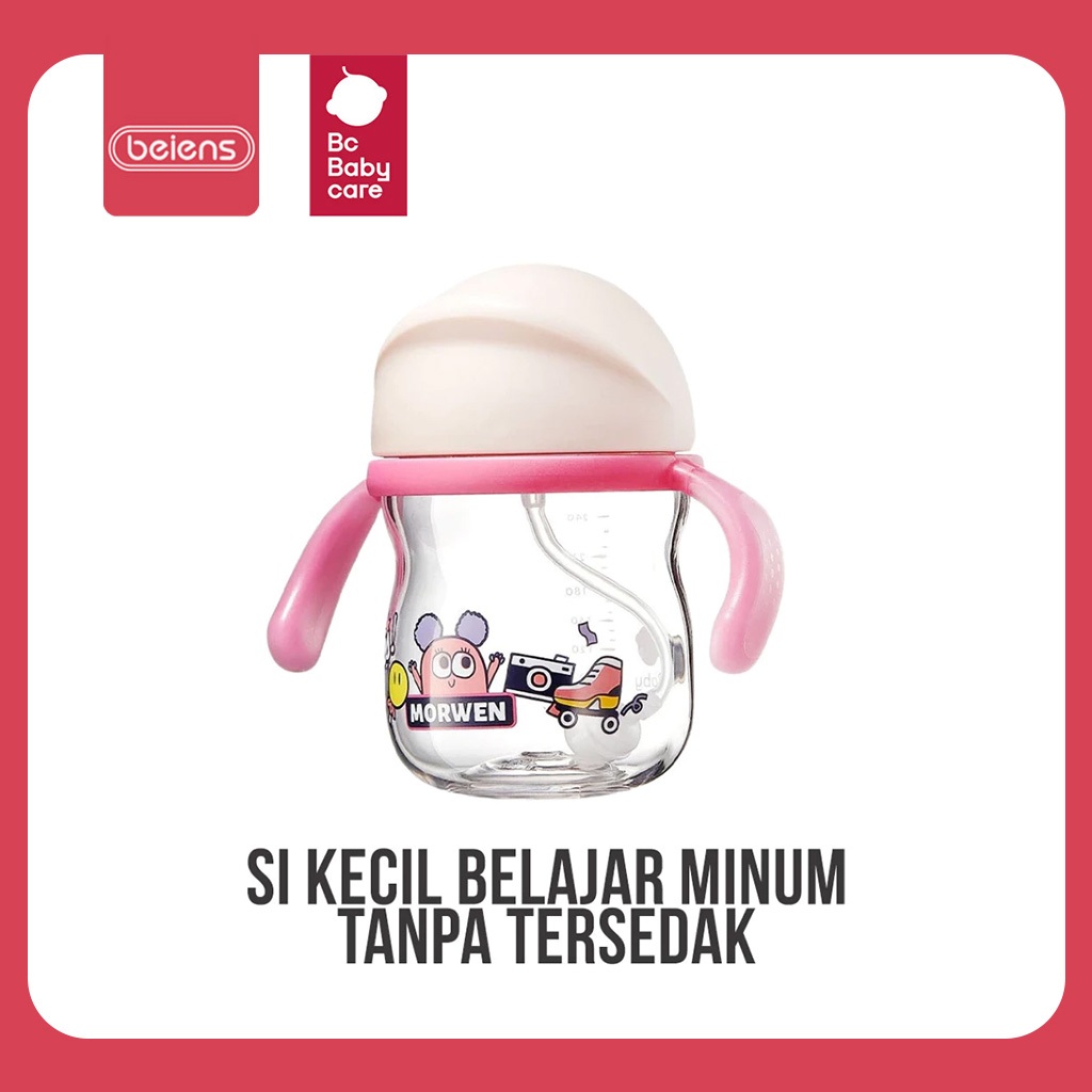 Jual Beiens X BC Babycare Monster Sippy Cup Straw Botol Minum Sedotan ...