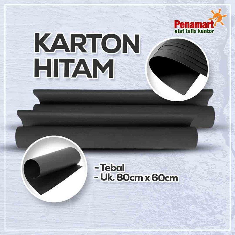 Jual Kertas Karton Asturo Hitam Gulung (AJ304) | Shopee Indonesia