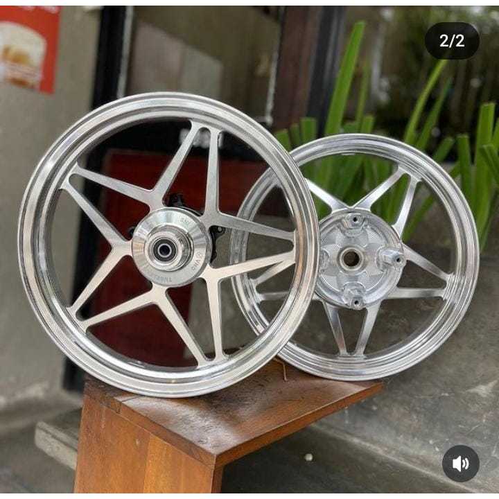 Jual Velg Racing VND V Speed Gen 2 Vario Stylo ABS PNP V2 Ring 14 ukuran 185/215 Crom Originl ...