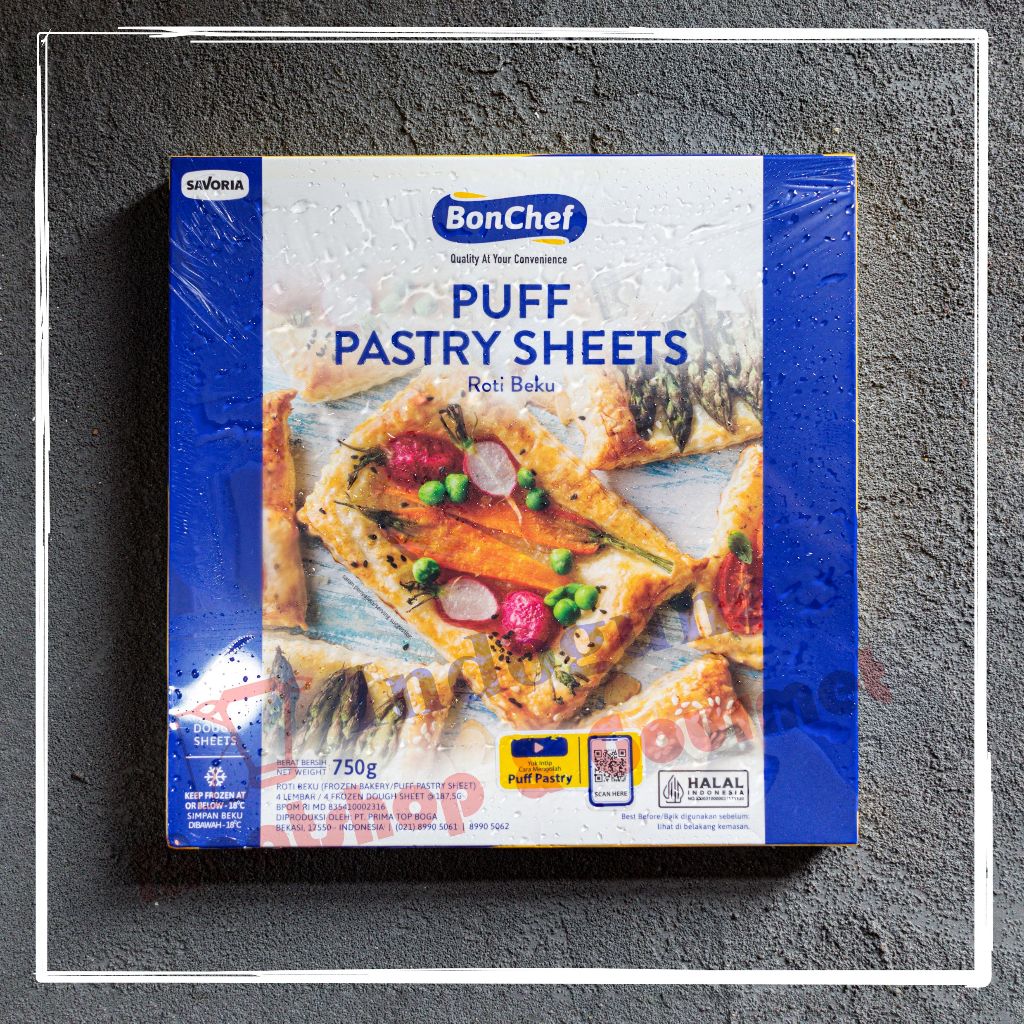 Jual Bonchef Puff Pastry Sheets 750gr 4 Sheets | Shopee Indonesia