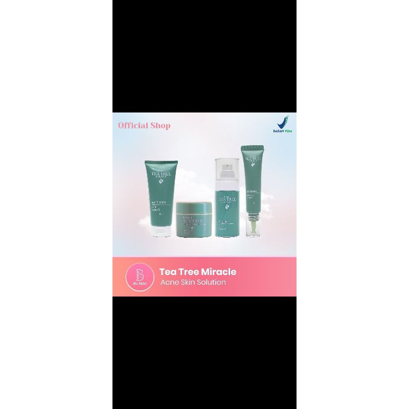 Jual tea tree miracle BG skin | Shopee Indonesia