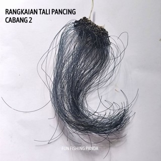 Jual Rangkaian tali kail pancing cabang dua tali untang | Shopee Indonesia