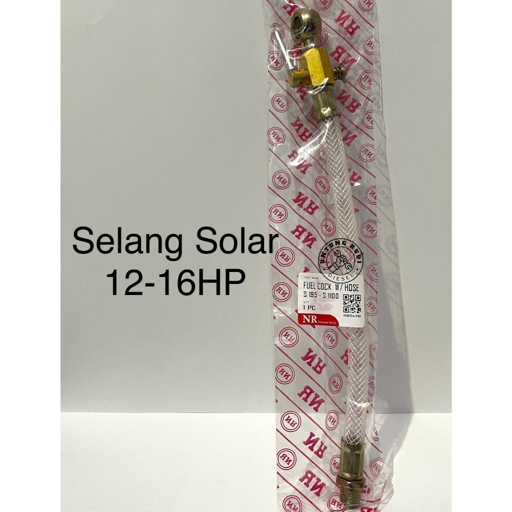 Jual Selang Solar S195-S1100 Diesel 12 - 16 HP Fuel Pipe Hose dengan ...