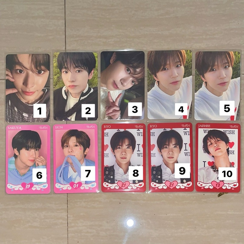 Jual PC PHOTOCARD OFFICIAL NCT WISH TRADING CARD TC STEADY A B VER RED ...
