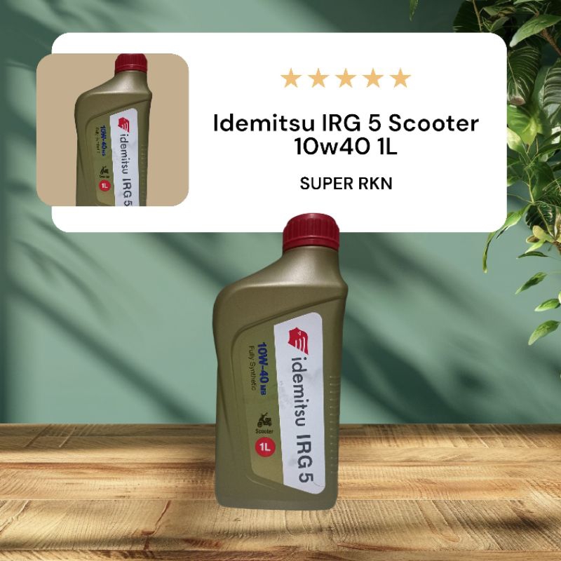 Jual Idemitsu IRG 5 Scooter 10w40 1L | Shopee Indonesia