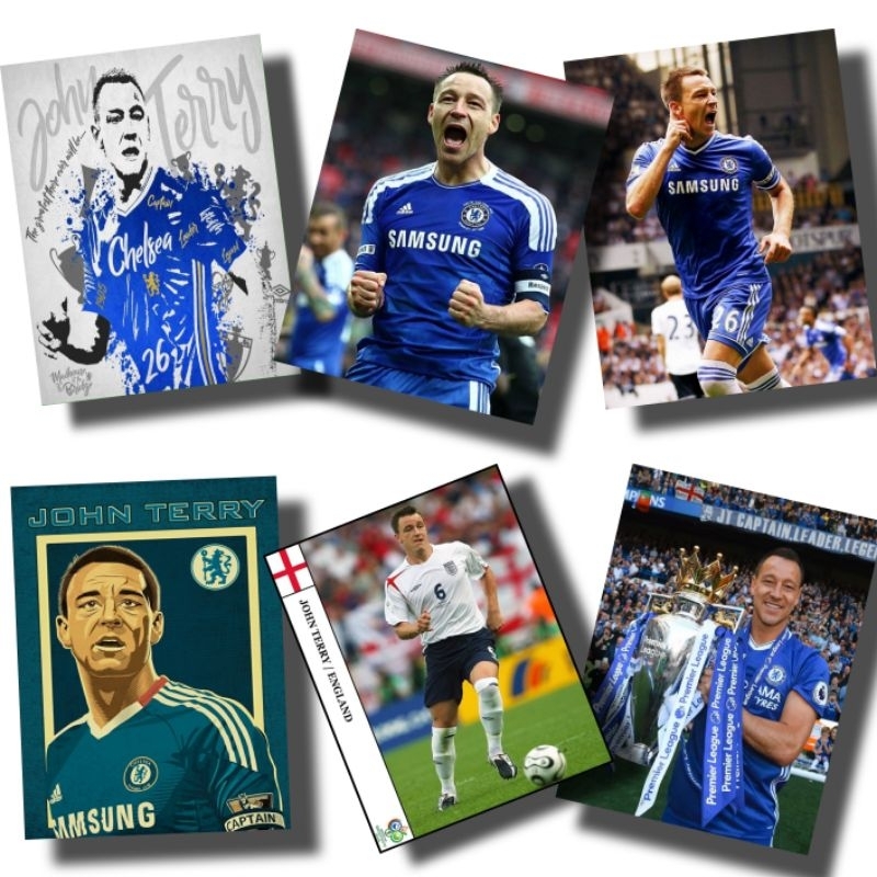 Jual Poster dinding John Terry ukuran A3+ tinggi 48cm lebar 32cm ...