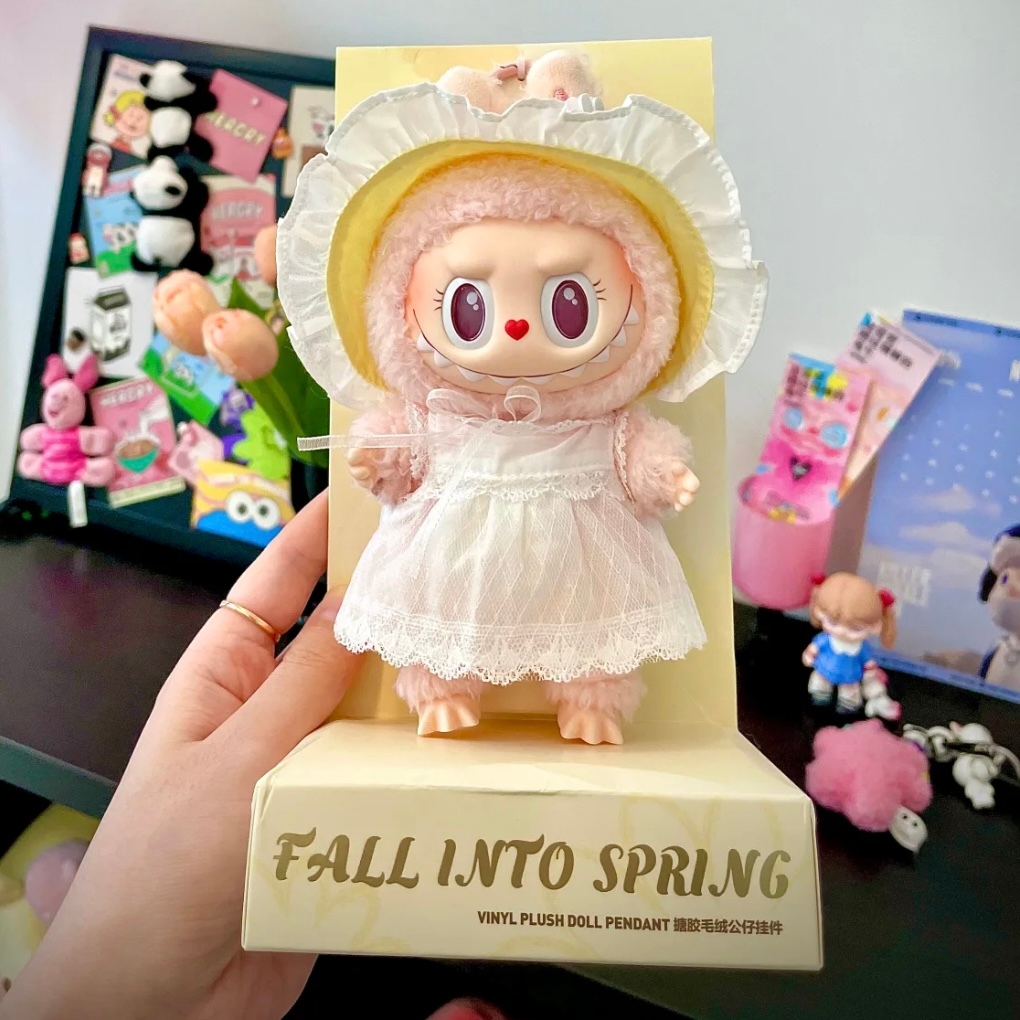 Jual Labubu Pop Mart The Monsters Mokoko Fall into Spring Vinyl Plush Pendant Keychain | Shopee ...