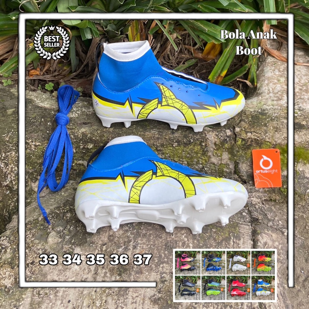 Jual Baru Untung Sepatu Bola Anak Hiu Shark Pakai Boots Sepatu Bola ...