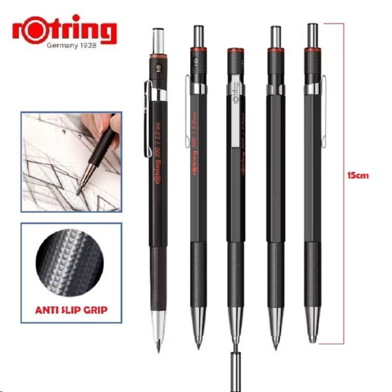 Jual ROTRING 300 CLUTCH PENCIL 2.0MM | Shopee Indonesia