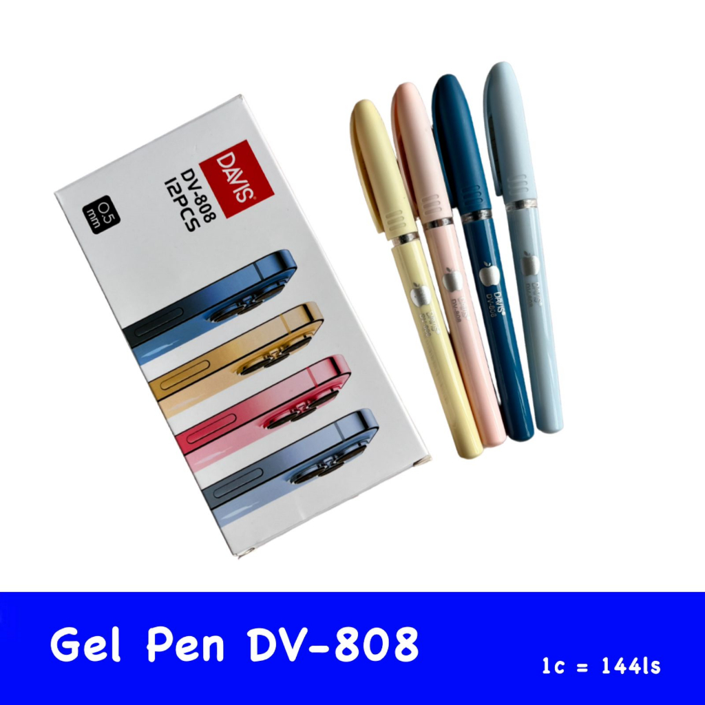 Jual Gel Pen Apple 808 (12pcs) | Shopee Indonesia