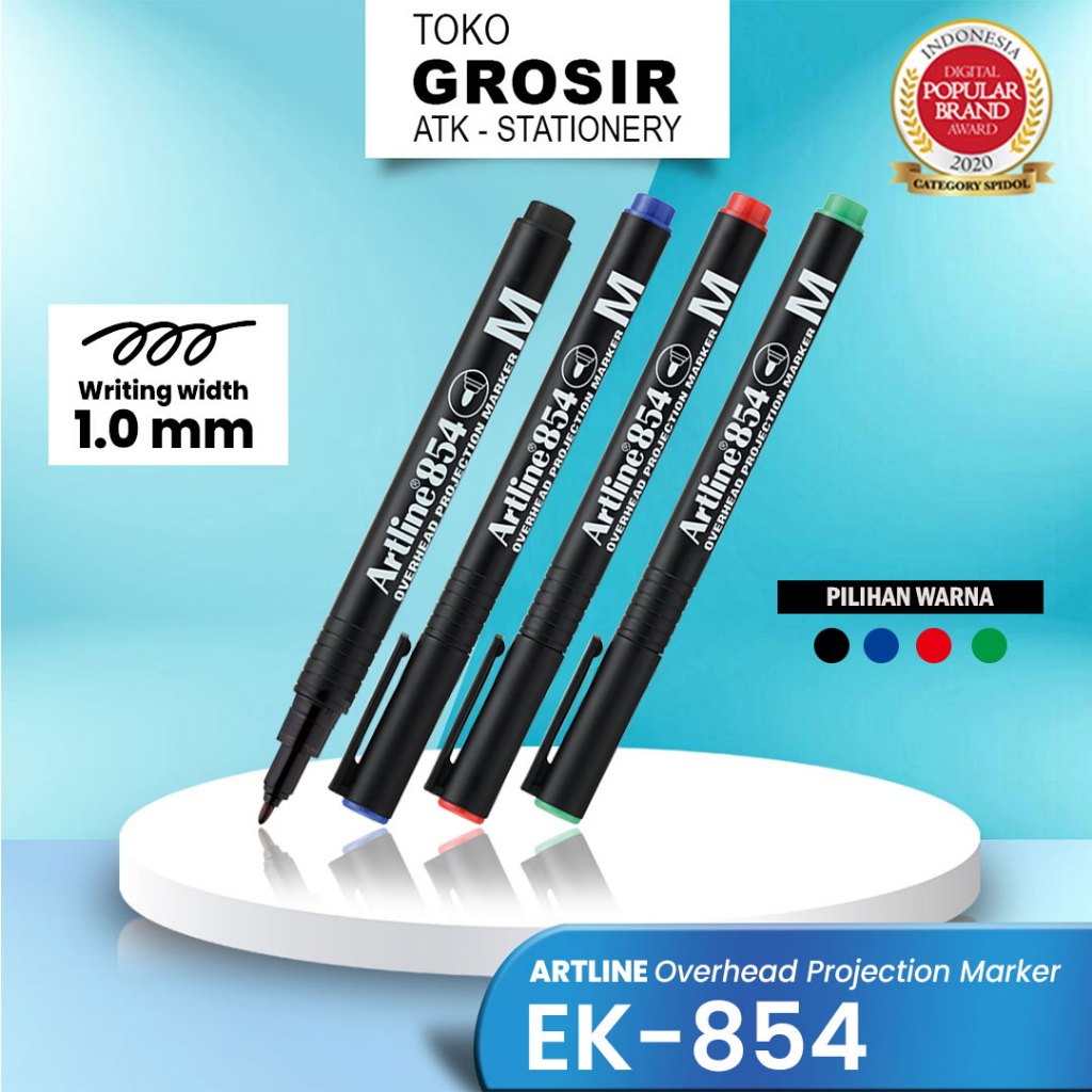 Jual Spidol Overhead Projector Marker OHP Artline EK-854 | Shopee Indonesia