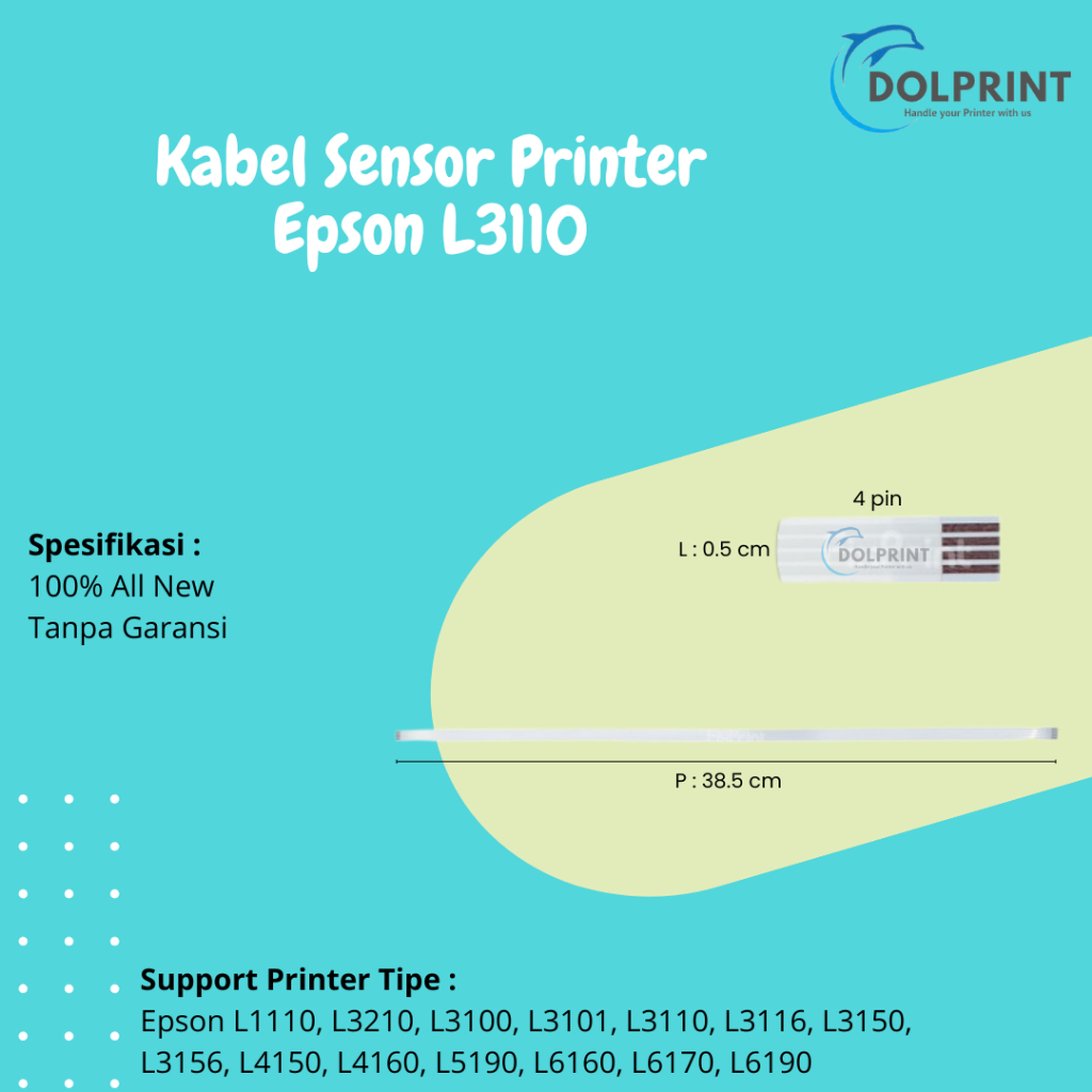 Jual Kabel Sensor Epson L3210 L1110 L3100 L3101 L3110 (Tanpa Kabel Head ...