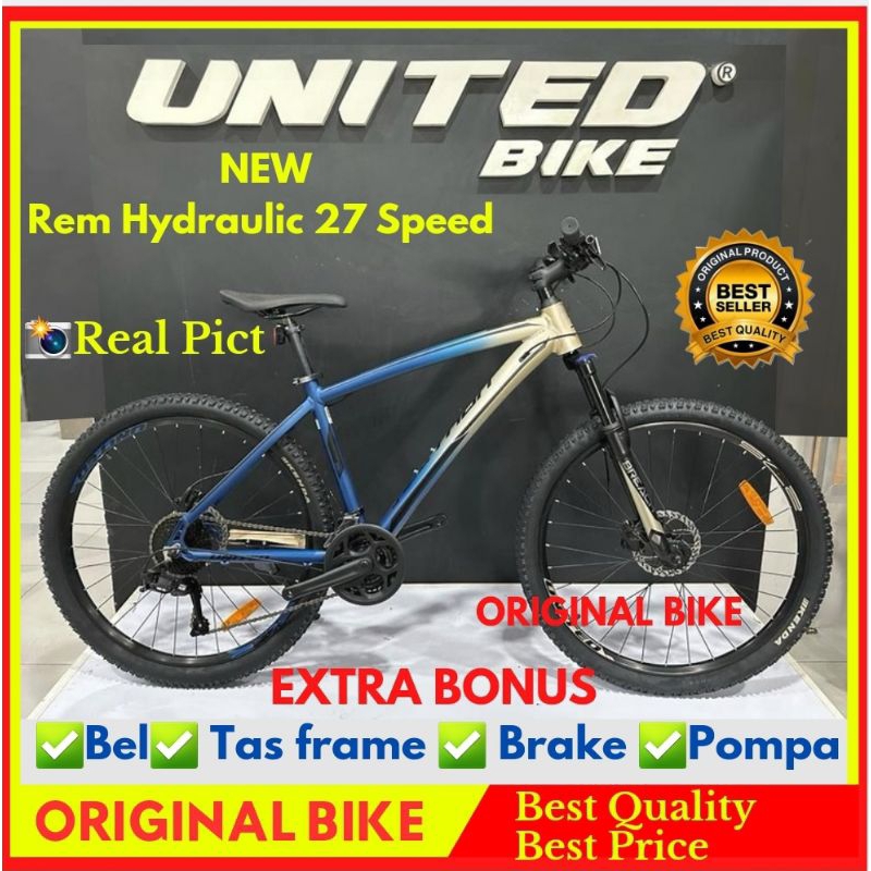 Jual Sepeda Gunung 27.5 MTB United Detroit 2.0 Terbaru | Shopee Indonesia