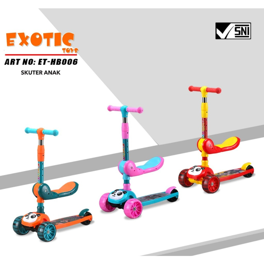 Jual EXOTIC SCOOTER ET HB-006 // SCOOTER ANAK EXOTIC HB-209 // hb 220 ...