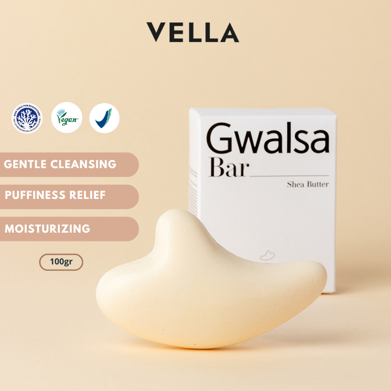 Jual Vella Bon Shea Butter Gwalsa Cleansing Bar 100gr | Shopee Indonesia