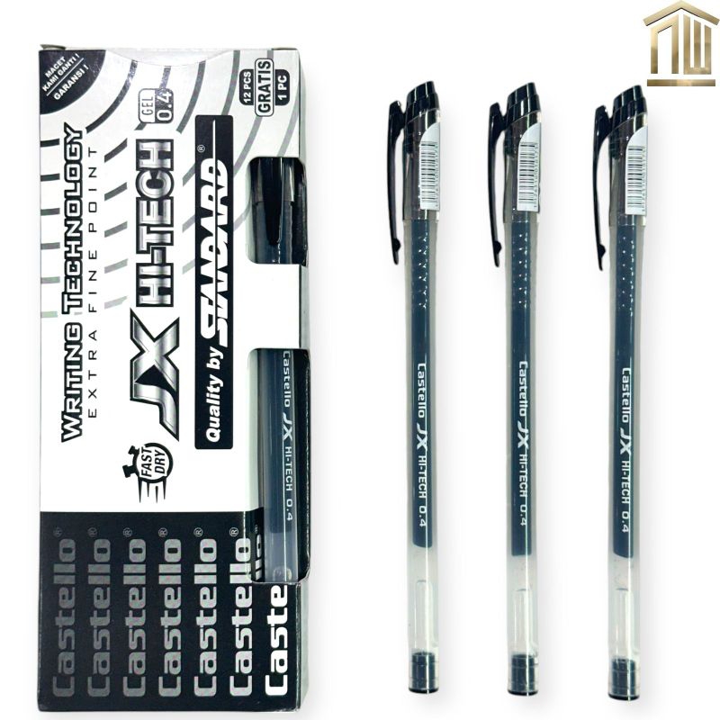 Jual Pulpen / Ballpoint / Pen JX Hi-tech Standard (12pcs) | Shopee ...