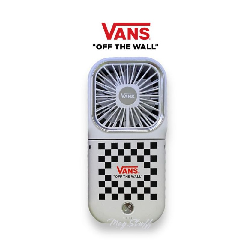 Jual V4ns Family Mini Van Kipas USB White Checkerboard Dan Powerbank ...