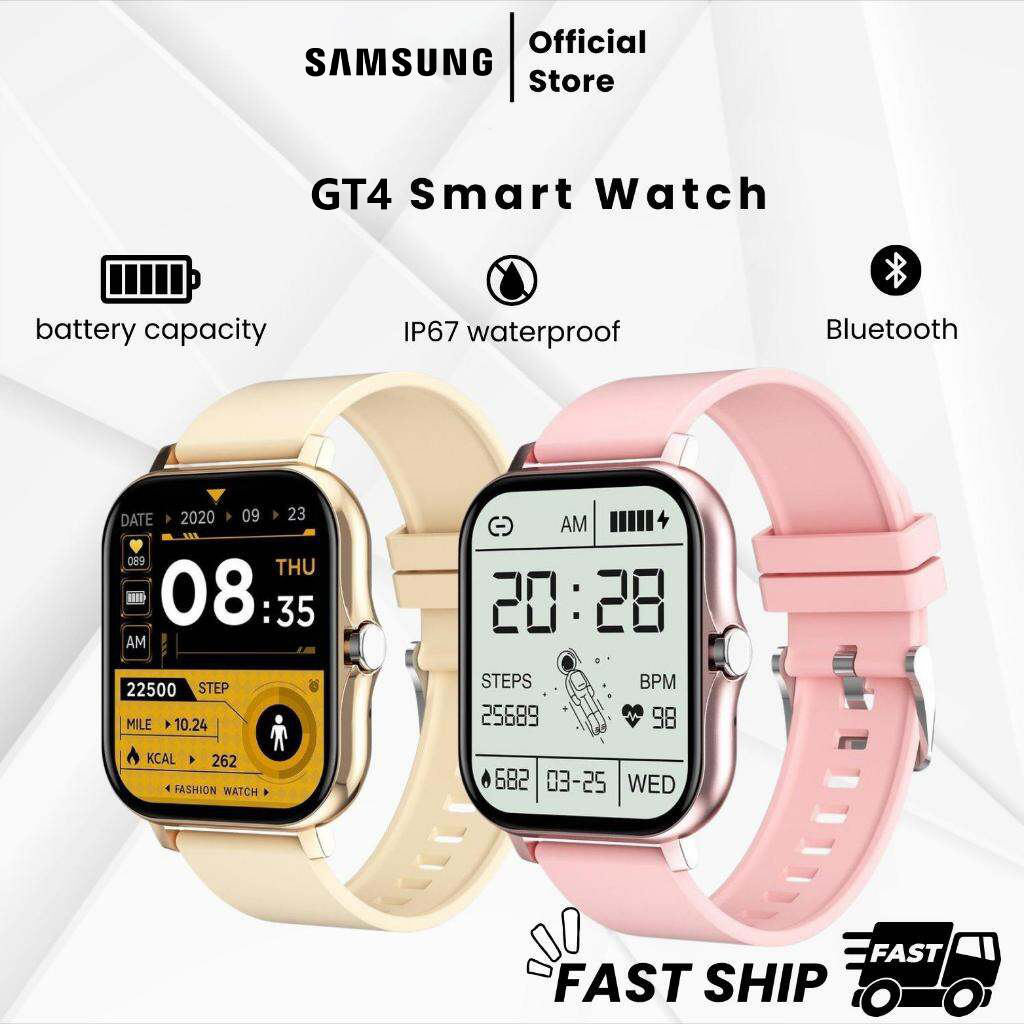Jual [COD 100%0RI] 2024 New Samsung SmartWatch GT4 GPS NFC Waterproof 2 ...