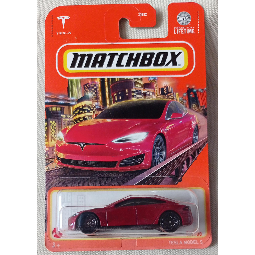 Jual Matchbox - Tesla Model S Red | Shopee Indonesia