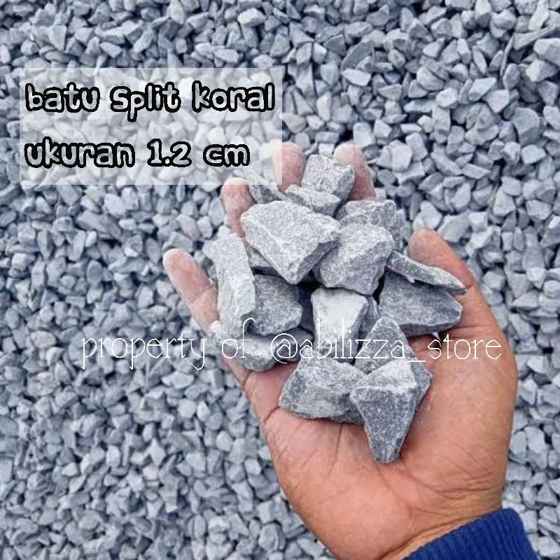 Jual BATU KORAL SPLIT UKURAN SETENGAH CM DALAM KEMASAN | Shopee Indonesia