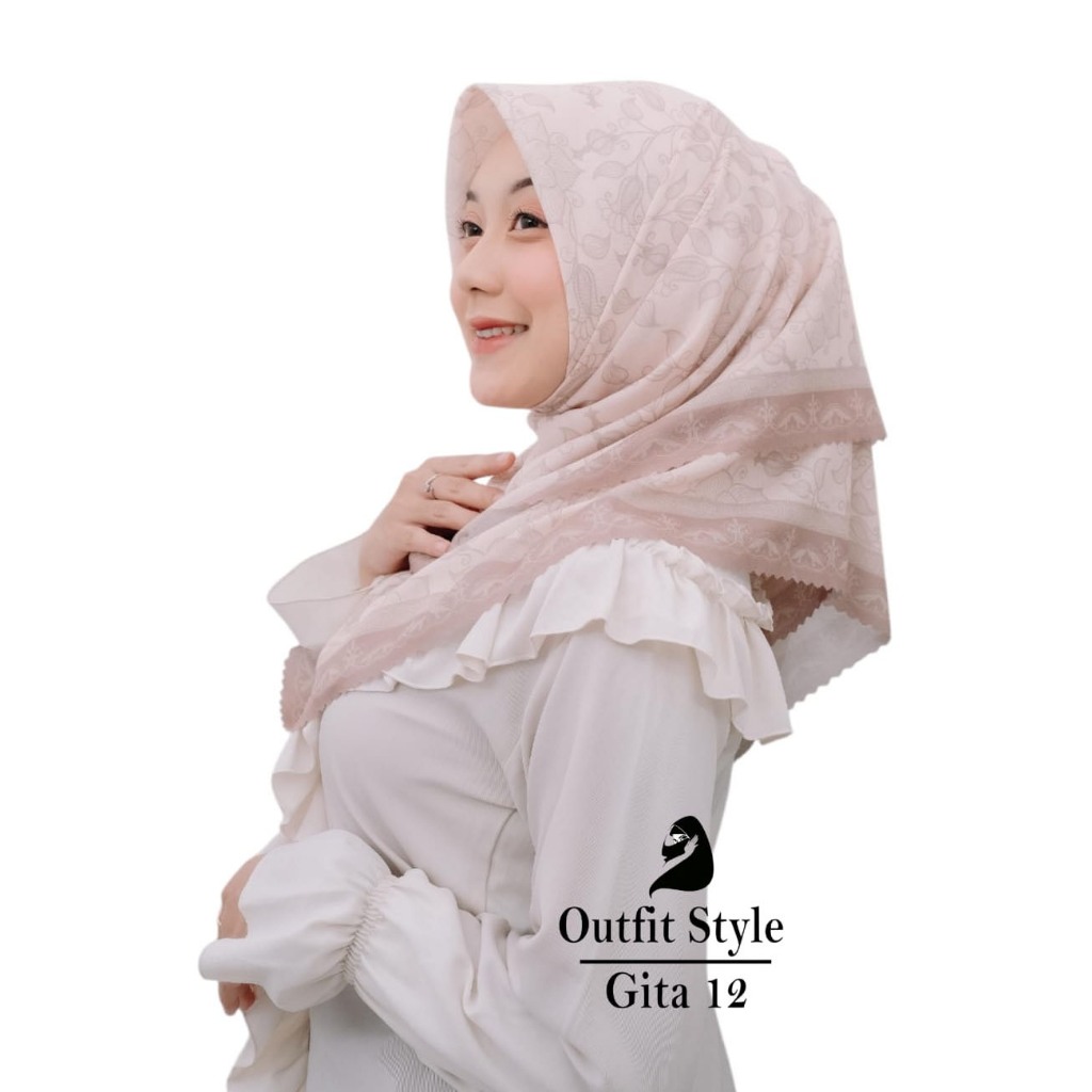 Jual Outfit Style Hijab Elegan - Fair Voal Laser cut Premium Hijab ...