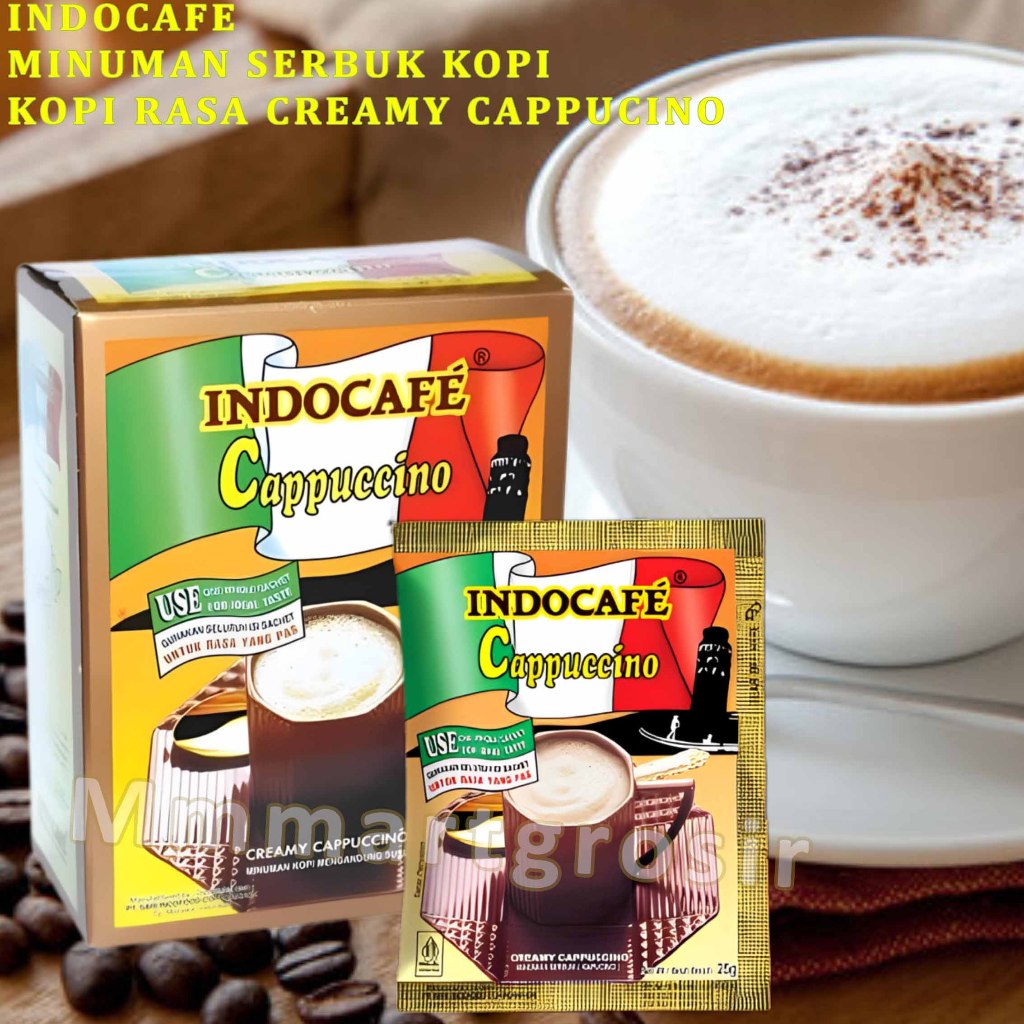 Jual Indocafe / Minuman Serbuk Kopi / Coffee Rasa Creamy Cappucino ...