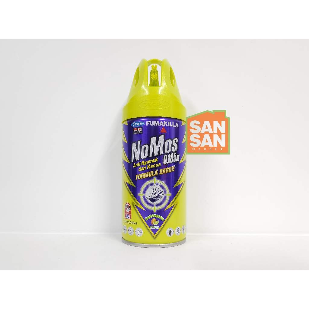 Jual NoMos Obat Nyamuk Aerosol Citrus 240 ml | Shopee Indonesia