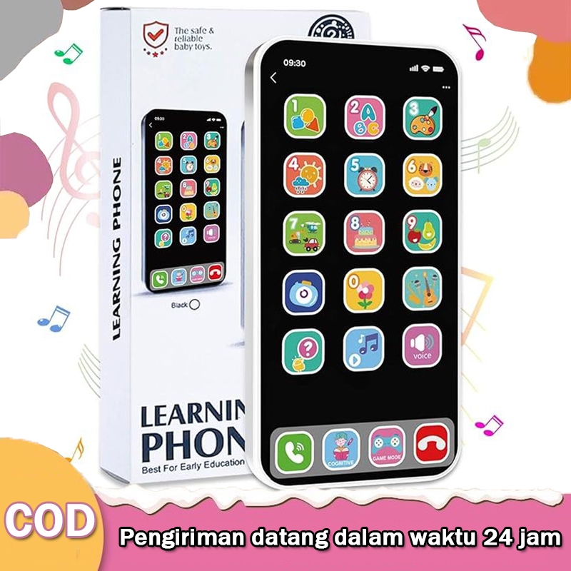 Jual Mainan Musik Telepon Handphone Telfon Anak Bayi Baby Mobile Phone ...