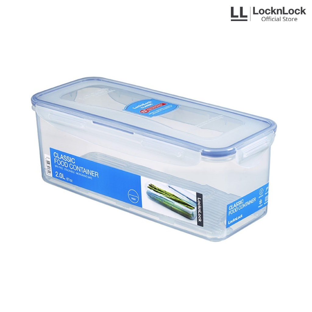 Jual LocknLock Classic Rectangular Tall with Tray Kotak Makan 2L ...