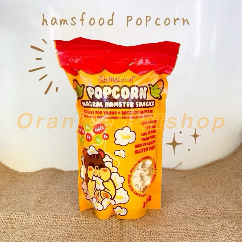 Jual Popcorn Hamsfood Snack Popcorn Hamster Cemilan Natural | Shopee Indonesia