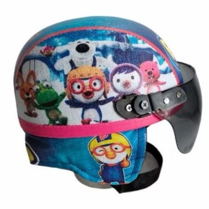 Jual Helm Kulit Karakter Bayi Anak Model Retro Classic Usia 1-3 Tahun ...