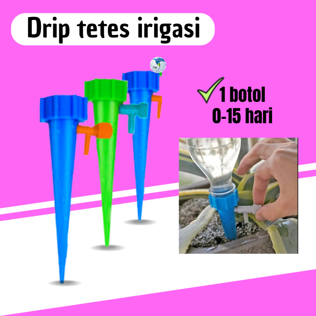 Jual Otomatis Type Tetes Drip Pot Bunga Sprinkler /Drip Irrigation ...