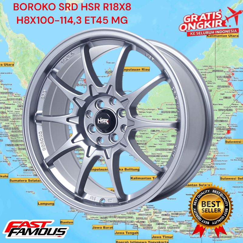 Jual VELG MOBIL RING 18 BAUT 4 PELEK RAIZE COROLLA ALVEZ VIOS DLL PELAK ...