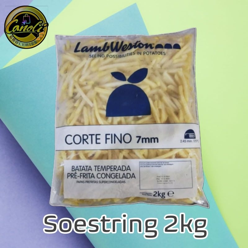 Jual KENTANG SHOESTRING FROZEN 2KG / POTATO FRENCH FRIES 2 KG PREMIUM ...