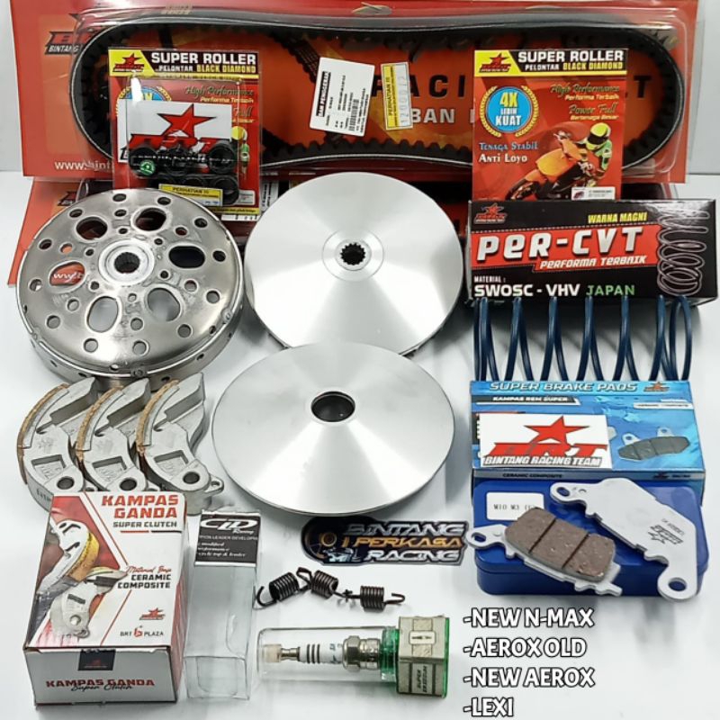 Jual PAKET FULL UPGRADE AEROX OLD/NEW AEROX/ LEXI/ NEW N-MAX/ PAKET ...