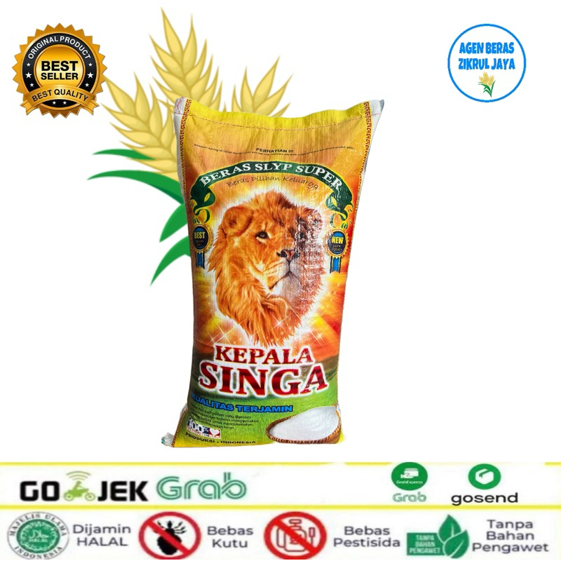 Jual BERAS KEPALA SINGA ( kualitas premium ) 20 kg, 10 kg, 5kg | Shopee Indonesia