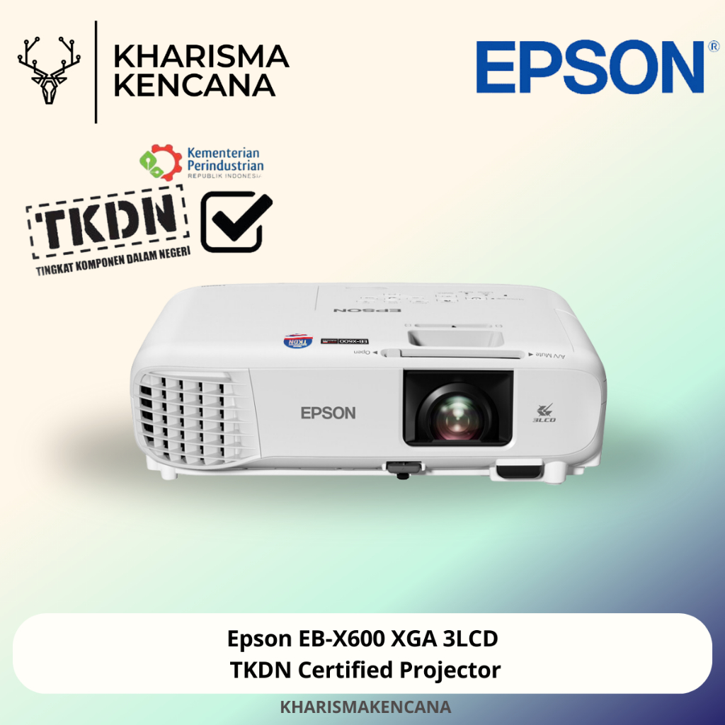 Jual Epson EB-X600 XGA 3LCD 3.600 LUMENS TKDN Certified Projector | Shopee Indonesia