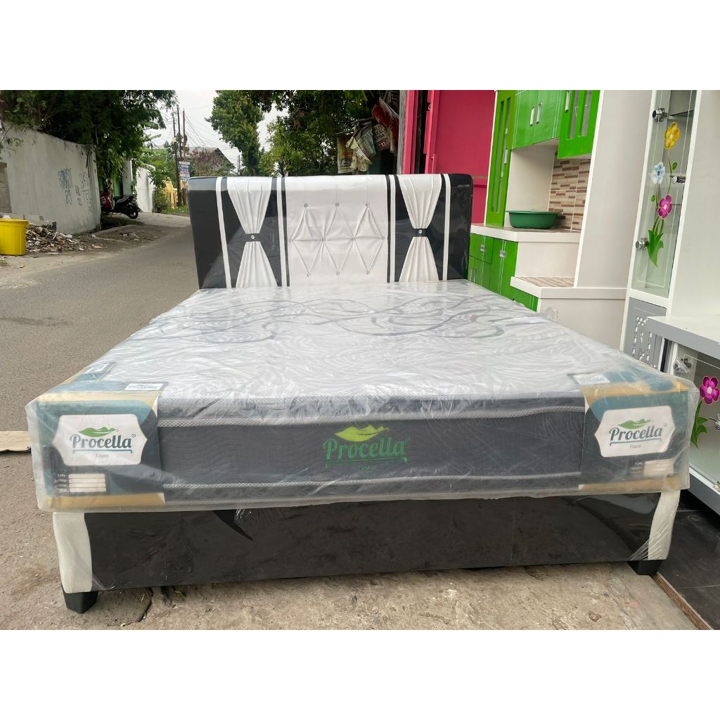 Jual SET DIVAN DAN KASUR PROCELLA REBONDIT tebal 30cm garansi 30 Tahun ...