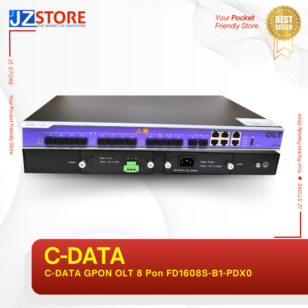 Jual C-DATA GPON OLT 8 Pon FD1608S-B1-PDX0 | Shopee Indonesia