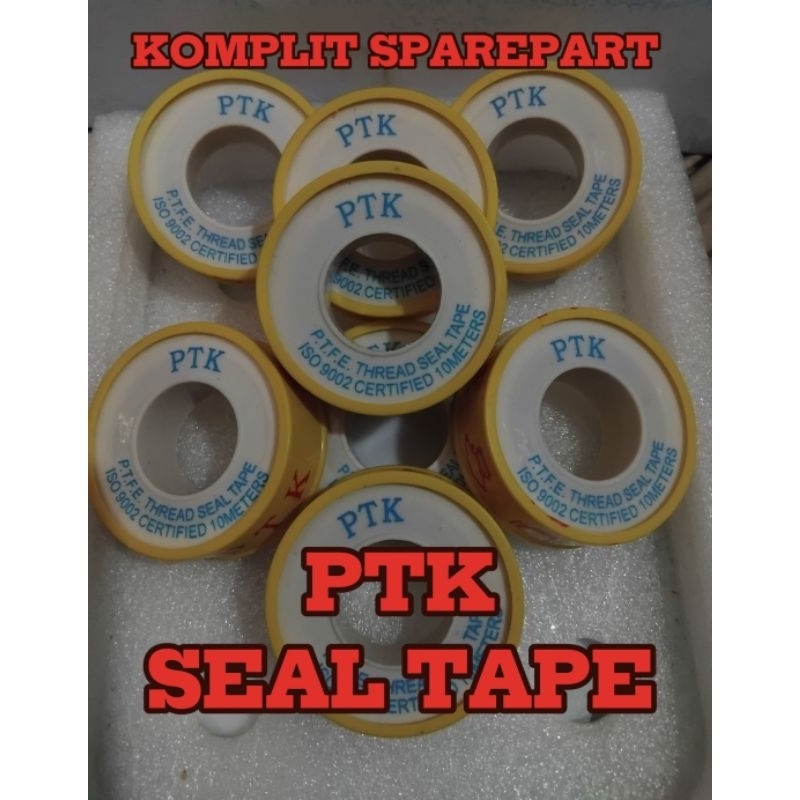 Jual PTK SEAL TAPE 12x0,075mmx10m sealtape isolasi kran siltip (isi ...